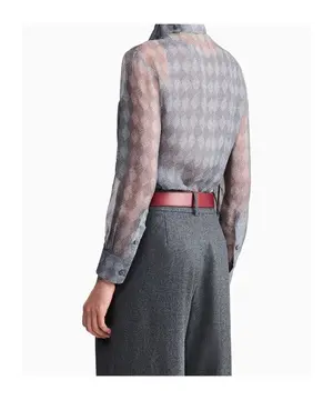 Giorgio Armani Button-up High Neck Shirt
