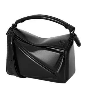 Loewe Small Puzzle Blown Bag In Glossy Lambskin