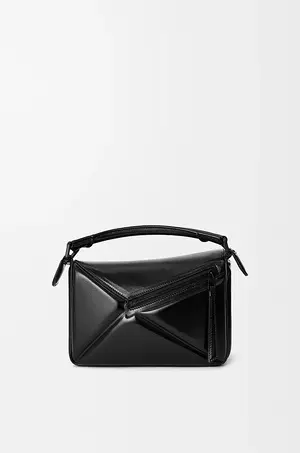Loewe Small Puzzle Blown Bag In Glossy Lambskin