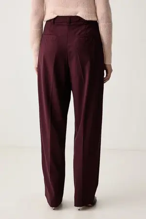Marella High-waisted Casual Trousers