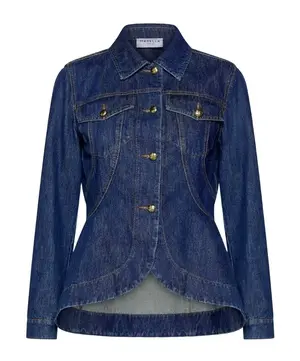 Marella Mlstrine Button-front Long-sleeve Denim Jacket