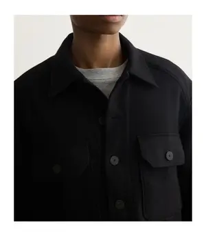 Studio Nicholson Long-sleeve, Wide-collar Jacket