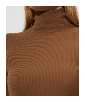Max Mara Long-sleeved Turtleneck Knit Top
