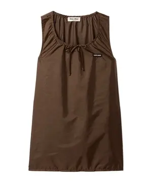 Miu Miu Technical Fabric Mini-dress