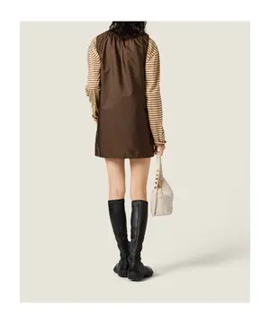 Miu Miu Technical Fabric Mini-dress