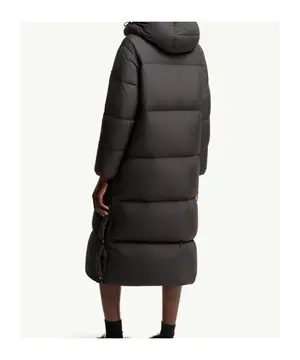 Moncler Ornement Hooded Long Down Jacket