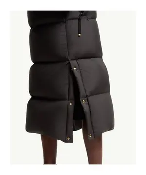 Moncler Ornement Hooded Long Down Jacket