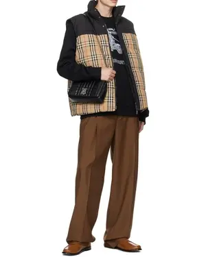 Burberry Check-printed Reversible Padded Gilet