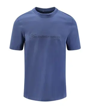Brunello Cucinelli Embroidered Logo T-shirt