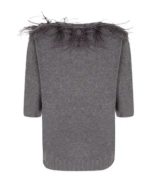Fabiana Filippi Feather-trim Sweater