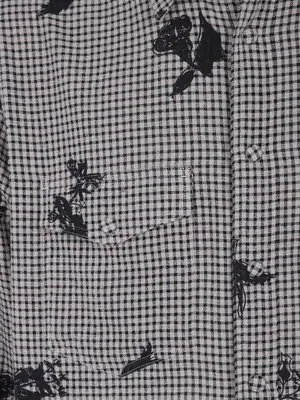 Paul Smith Floral-print Gingham Shirt