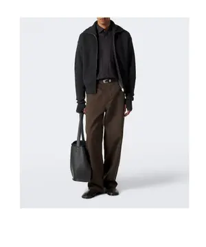 LEMAIRE Square-toe Leather Boots