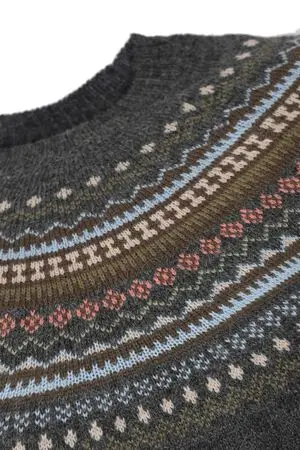 Max Mara Fair Isle Knitted Sweater