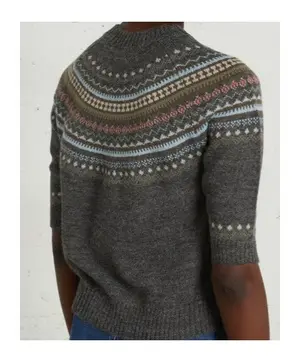 Max Mara Fair Isle Knitted Sweater