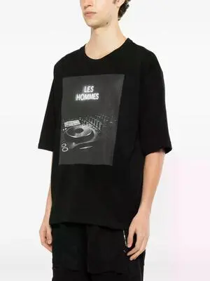 LES HOMMES Graphic-print T-shirt