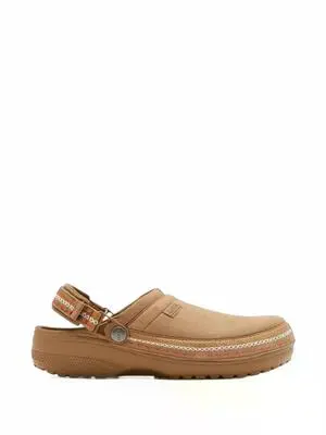 CROCS Embroidered Slingback Mules