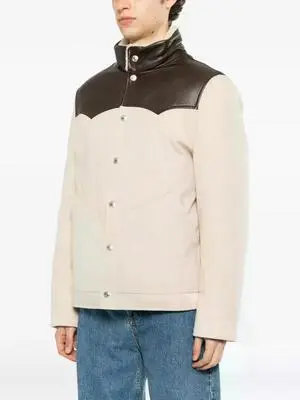 Brunello Cucinelli Contrast-collar Padded Jacket