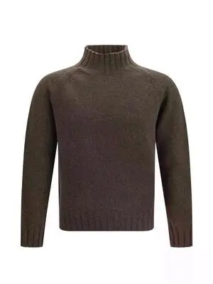 ARAGONA Ribbed-knit High-neck Sweater