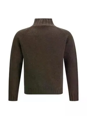 ARAGONA Ribbed-knit High-neck Sweater