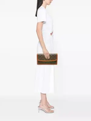 LOUIS VUITTON 1994 Monogram Pochette Dame Gm Clutch Bag