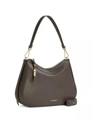 COCCINELLE Small Nory Grainy-leather Shoulder Bag - Brown