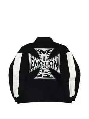 Mixed Emotion Logo-print Panelled Sweater