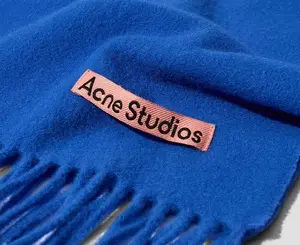 Acne Studios Wool Scarf - Blue