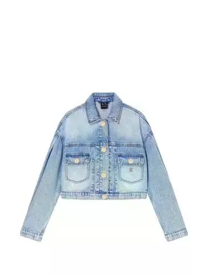 Armani Exchange Cropped Denim Jacket