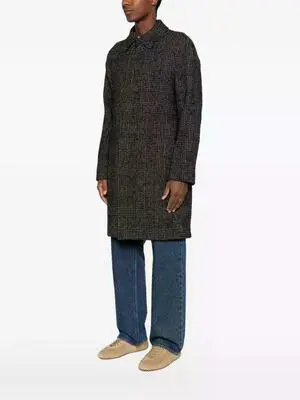 MANUEL RITZ Prince Of Wales Bouclé Coat