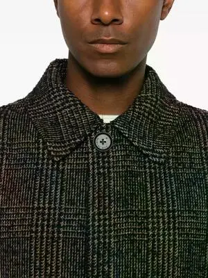 MANUEL RITZ Prince Of Wales Bouclé Coat