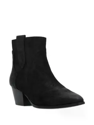 Ash Flare Suede Ankle Boots