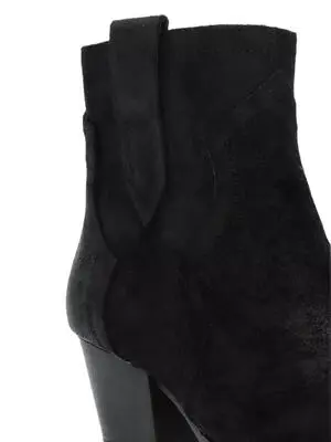 Ash Flare Suede Ankle Boots