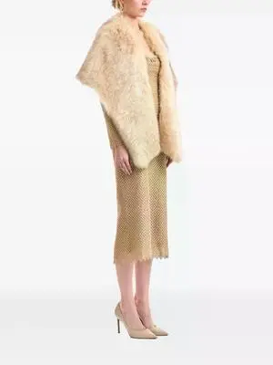 GEMY MAALOUF Voluminous Fur Bolero