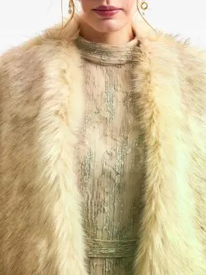 GEMY MAALOUF Voluminous Fur Bolero