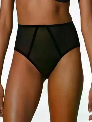 Wolford Lace-trim Velvet-bonded Briefs