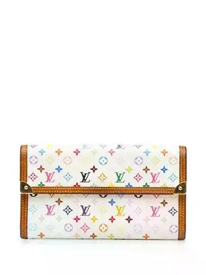 LOUIS VUITTON 2003 Monogram Multicolore Porte Tresor International Wallet Long Wallets - Multicolour