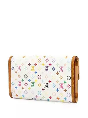 LOUIS VUITTON 2003 Monogram Multicolore Porte Tresor International Wallet Long Wallets