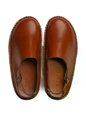 Hereu Cargol Whipstitch-detail Slingback Clogs