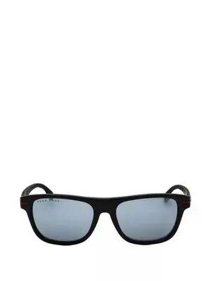 BOSS Rectangle-frame Sunglasses - Black