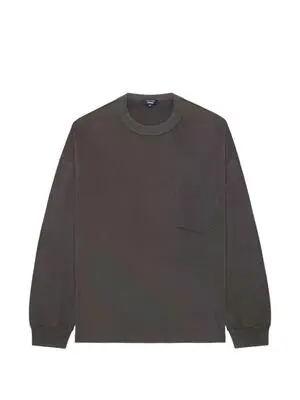 Comme Des Garçons Chest-pocket Long-sleeve T-shirt - Brown