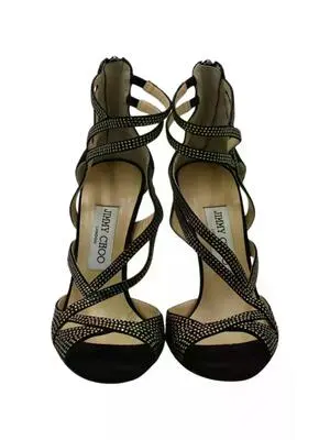 JIMMY CHOO Dome Diamante-embellished Sandals