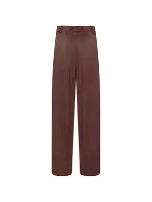 BLANCA VITA Pressed-crease Tailored Trousers