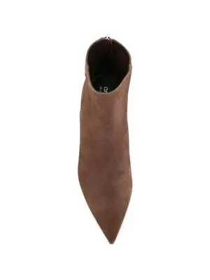 ANTONIO BARBATO MAESTRI VENEZIANI Pointed-toe Suede Ankle Boots
