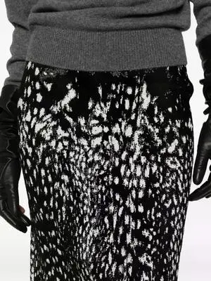 TOM FORD Lynx Jacquard Midi Pencil Skirt