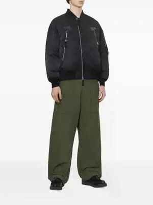 Comme Des Garçons Belt-loop Patch-pocket Trousers