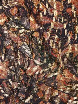 PHILIPPA 1970 Eliza Paisley-print Ruffled Maxi Skirt