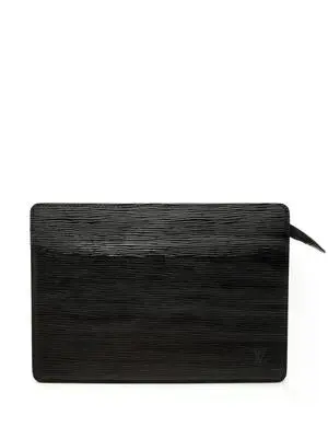 LOUIS VUITTON 2001 Epi Pochette Homme Clutch Bag