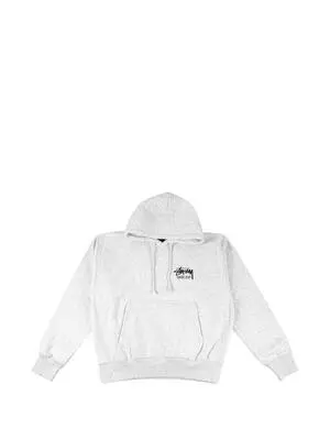 StÜssy Santa Ana Logo-print Hoodie - Grey