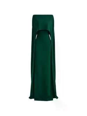 GEMY MAALOUF Cape-overlay Dress