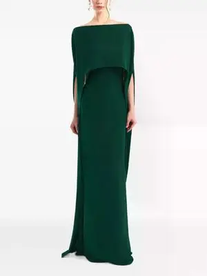 GEMY MAALOUF Cape-overlay Dress